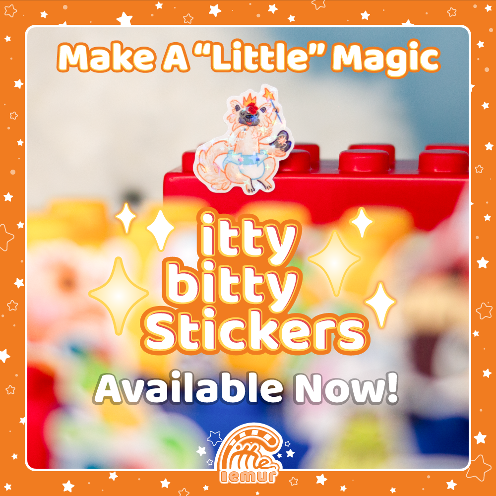 Little Lemur Stickers